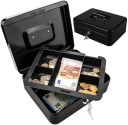 generic XF0729 Lockable Petty Cash Box 12″ Cash Box | Makro