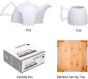 Ceramic Tea Set Pack of 5 Ceramic Tea Pot Dinner Set | Makro