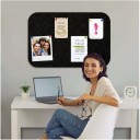 Parrot No Frame Pin Board Chalkboard with Pin-Up Area Bulletin Board ...