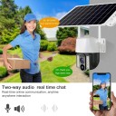 camera security WIFI Solar Powered Surveillance Camera V380 Pro App ...