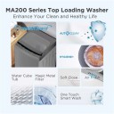 Midea 13 kg Top Loader Washing Machine MA200W130/G - Silver | Makro