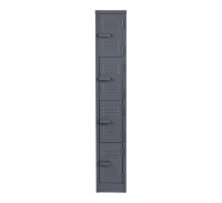 Heavy Duty 4-Tier Carbon Steel Free Standing Locker | Makro