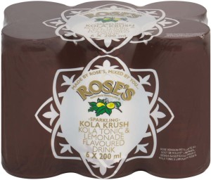 Rose'S Kola Tonic and Lemonade Flavoured Drink Tin | Makro