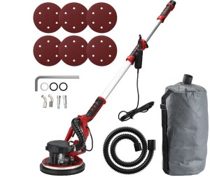 Ashcomonline 1390W Electric Drywall Sander 225mm Wall Grinding Machine ...