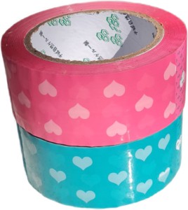 Miss Bliss Imports opp carton gift heart tape - 2 rolls - 200meters ...