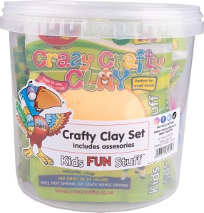 Crazy Crafts Crafty Clay Set Do-it-yourself Kits Art and Craft Kit | Makro