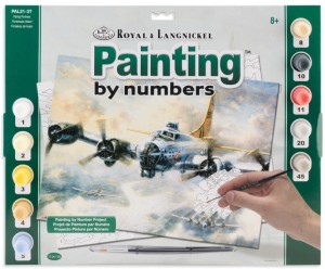 Royal Brush PBN ADULT LGE Flying Fortress Craft Kits Art and Craft Kit ...