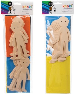 Khoki Art+Craft Foam Dolls Craft Kits Art and Craft Kit | Makro