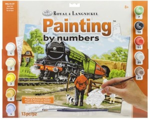Royal Brush PBN ADULT LGE Steam Train Craft Kits Art and Craft Kit | Makro