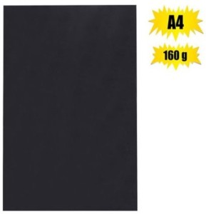 Khoki Bulk Pack x 50 Art+Craft Board A4 160g Sheet Black | Makro