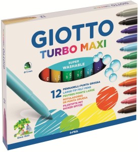 Giotto Turbo Maxi 12 Large Fibre-Tip Pens | Makro