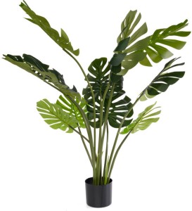 HouzeComfort Monstera Artificial Plant with Pot | Makro