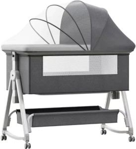 MHC Adjustable level 6 crib high quality baby cradle Convertible Crib ...