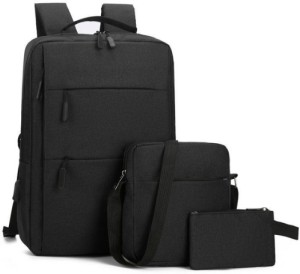 Better Shop Versatile Black 3-Piece Backpack Bundle for Everyday Use 30 ...