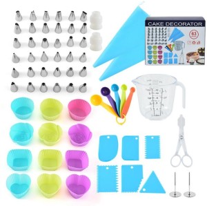 Ashcomonline 63 Piece Cake Decorator Tools Topper | Makro
