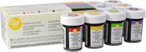 Wilton Wilton Icing Colour Edible Concentrated Food Colouring Gel 8 ...