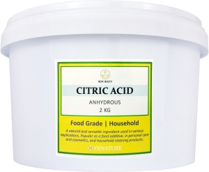 New Health Citric Acid - Anhydrous - 2KG Citric Crystals | Makro