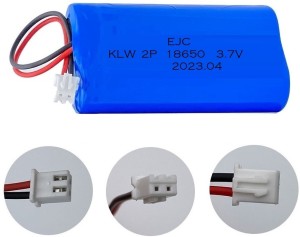 EJC 18650 Li-Ion Rechargeable Double/Twin Wired Battery Pack (2 Cells ...