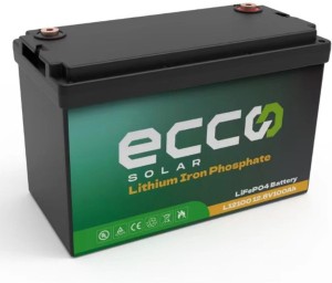 Ecco Solar 12V 100AH 1.28KWH Lithium-ion Battery | Makro