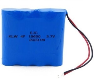 EJC 18650 Li-Ion Rechargeable Wired Tetra Pack (4 Cells Pack ...