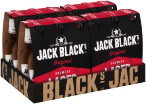 Jack Black Lager Alcoholic Beer Bottle | Makro
