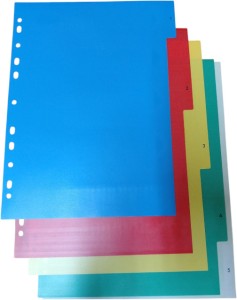 Office Mate PPDividers1to5 Binder Index Divider | Makro