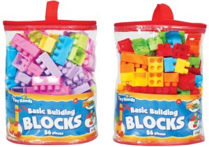 Tiny Hands Basic Building Blocks 86Pc Houses & Buildings | Makro