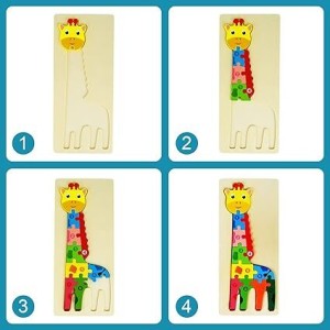 Generic Giraffe Wooden Toy Animals | Makro