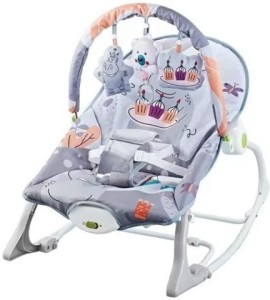 Generic Polyester Rocker Baby Infant-to-Toddler Rocker-Grey | Makro
