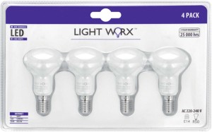 Lightworx 4 W Round E14 LED Bulb | Makro