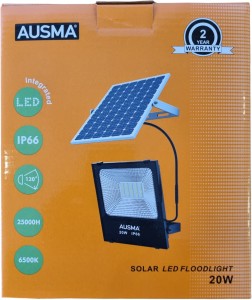 Ausma Solar flood light+panel 30w Solar Light Set | Makro