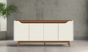 Designer Concepts Pulse Buffet Engineered Wood Free Standing Sideboard ...