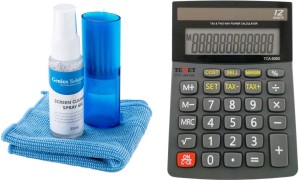 Texet Calculator + Cleaning Kit Bundle Basic Calculator | Makro