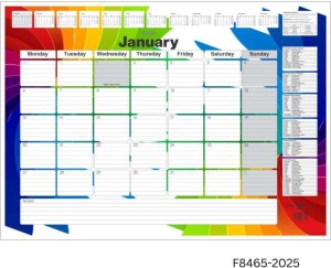 RBE Desk Pad Calendar A2 2025 10's 2025 Desk Pad Calendar | Makro