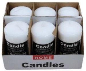 SM Plain White Vanilla Candles | Makro