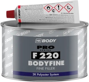 HB Body Body Fine 220 2K Polyester Stopper Fine White Can Car Body Filler Putty | Makro