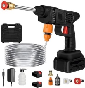 Generic Rechargeable High-Pressure 48V Car Washing Machine Gun Set With ...