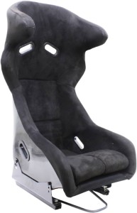 Evo Bucket Non Reclinable Black Racing Seats with Wing Head Protection ...