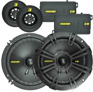 Kicker CSS-65 Component Door Mounted Round Car Speaker | Makro