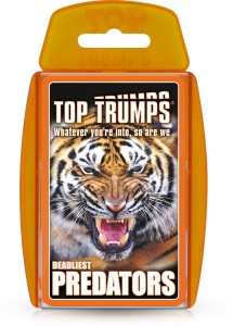 Top Trumps DEADLIEST PREDATORS Paper Social Skills, General Knowledge ...