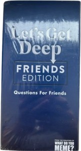Generic Let's Get Deep Friends Edition Carbon Fiber Social Skills Card ...