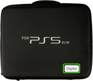 Digital PS5 Slim Digital Edition Protective Deluxe Carrying Case ...