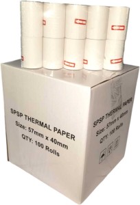 SpSp Credit Card Rolls Till Rolls PoS Paper Rolls Thermal Cash Register ...