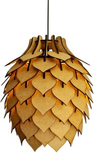 Honey Badger Pino Pendant Light 200mm Wood Pendants Ceiling Lamp | Makro