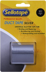 Sellotape Duct Tape Silver Duct Hand-held Adhesive Tape Tape (Manual ...