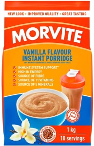 Morvite Instant Porridge Vanilla Flavour Pouch | Makro