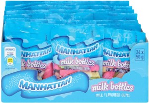Manhattan Milk Bottles Milk Flavoured Jelly Sweets | Makro