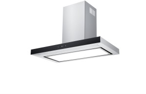 Falco 90Cm T-Shape Extractor With Large Led Downlight AR-90-111 Wall Mounted Chimney | Makro
