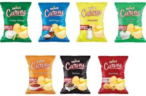 KRUNCH Curves Potato Chips - Variety Box 14 Chips | Makro