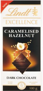 Lindt CHOC/SLAB CARAMELISD HAZELNUT Dark Chocolate Bars | Makro